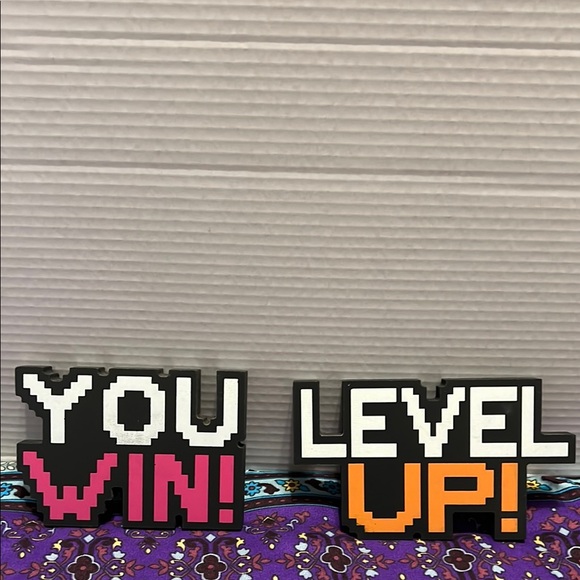 Old East Main Co. | Accents | Pixel Art Signs You Win Level Up 1 | Poshmark